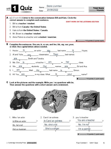 Quiz 1 Unit 1 Pdf