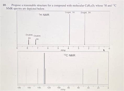 solved 10 propose a reasonable structure for a compound