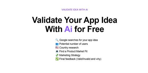 Validate Your App Idea Using Artificial Intelligence