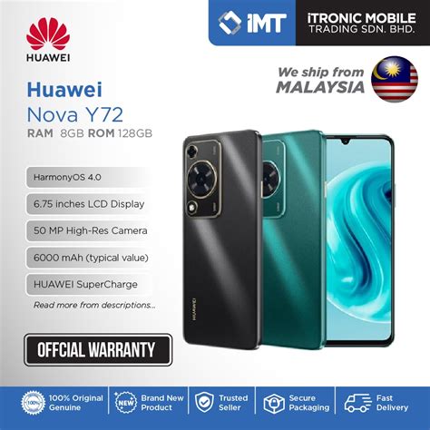 Huawei Nova Y Smartphone Kirin A Tft Lcd Display Dual Rear Camera Mp