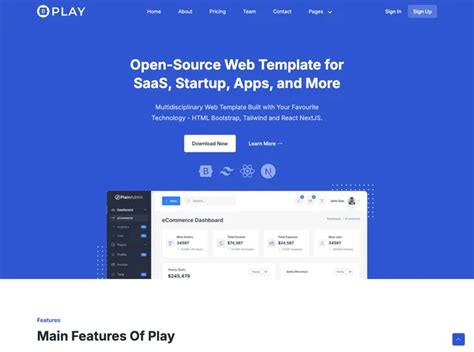 Play Bootstrap Bootstrap Templates And Themes