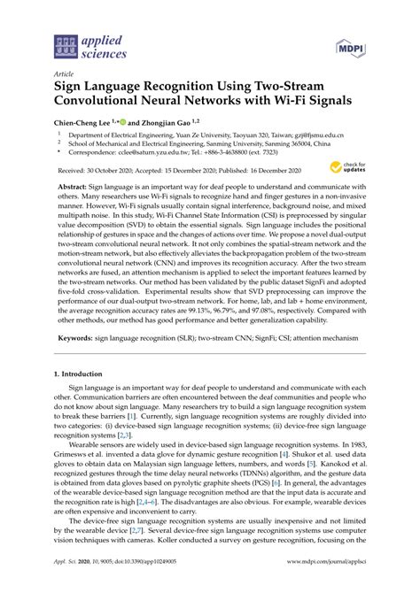 Pdf Sign Language Recognition Using Two Stream Convolutional Neural