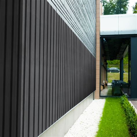 Composite Slatted Wall Cladding Panel Installations