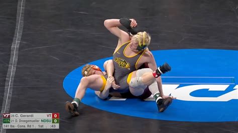 141lbs Dylan Droegemueller North Dakota State Vs Collin Gerardi