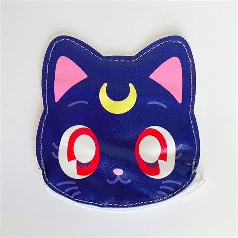 Sailor Moon Article Coffret Mini Zippered Pouch Luna Artemis Anime