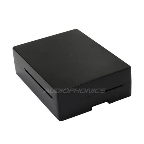 Raspberry Pi 3 Pi 2 Black Aluminium Chassis Case Box Audiophonics