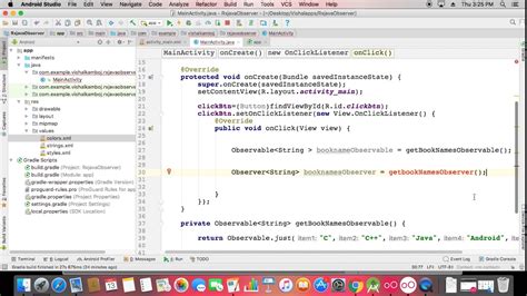 rxjava observable and observer basics youtube