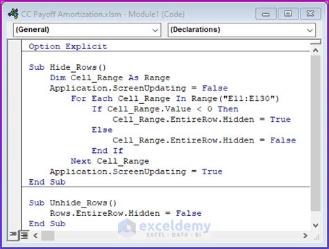 Make Credit Card Payoff Calculator With Amortization In Excel