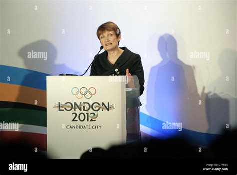 Tessa Jowell Speaking As London 2012 Unveil Their Plans For The Olympic