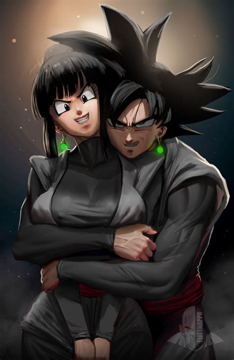 Chi Chi And Goku Black Dragon Ball And 1 More Drawn By Elitenappa