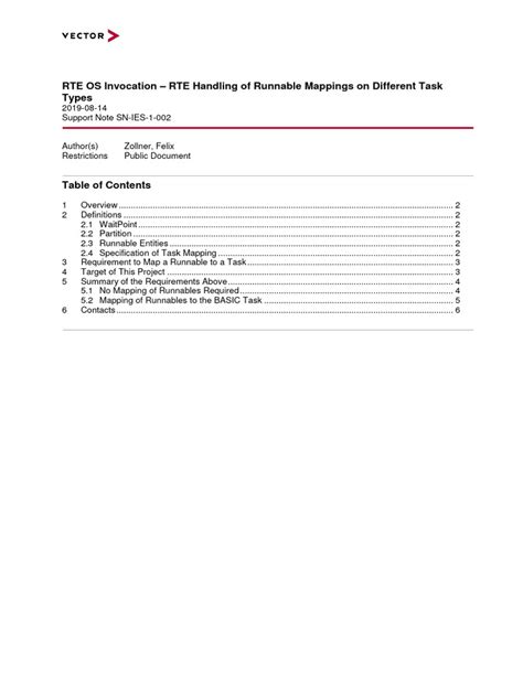 Sn Ies 1 002 Rte Os Invocation Rte Handling Of Runnable Mappings On
