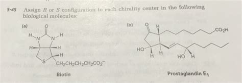 solved assign r or s configuration to each chirality center