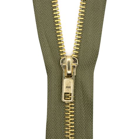 Jeans Denim Zips Brass Choice Of Colours And Length Teeth Jeans Zip