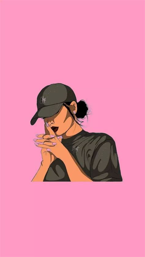 Black Cartoons Girl Wallpapers Wallpaper Cave Girl Cartoon Black