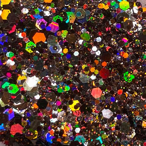 Coffee Bean Chunky Glitter Bag