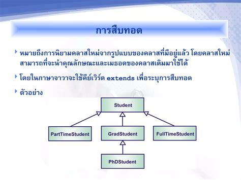 java programming หลักการเชิงอ็อบเจกต์ ppt