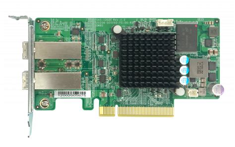 SAS G E High Bandwidth Full Duplex Gb S SAS Card QNAP