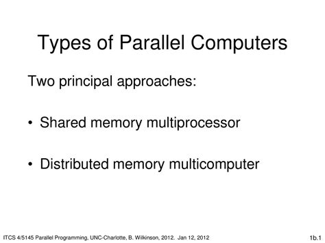Types Of Parallel Computers Ppt Download