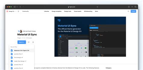 Material Ui Sync Plugin 🧪 Material Ui