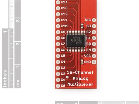 sparkfun analog digital mux breakout cd74hc4067 kiwi electronics