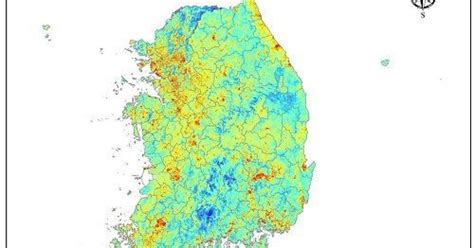 환경과학원 여름철 전국 시군 지표온도지도 공개