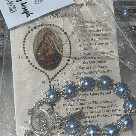 Bulk Rosary Giveaways Pocket Rosaries Baptism Giveaways Favors Crystal