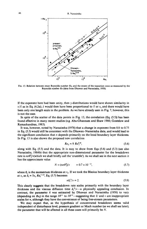 The Laminar Turbulent Transition Zone In The Boundary Layer Pdf Physics Science