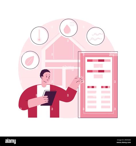 Air Quality Monitor Abstract Concept Vector Illustration Indoor