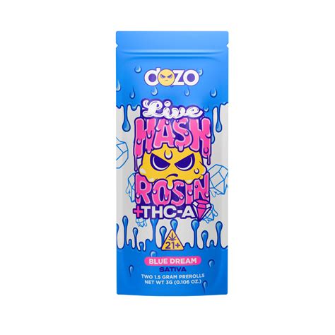 Dozo Live Hash Rosin Preroll Blue Dream Sativa Puredozo