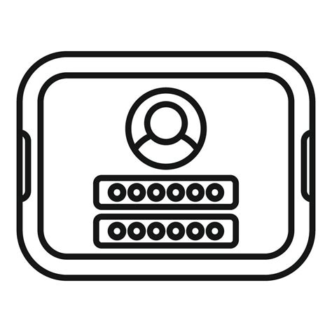 Smartphone Showing User Profile With Password Login Screen 49555096 Vector Art At Vecteezy