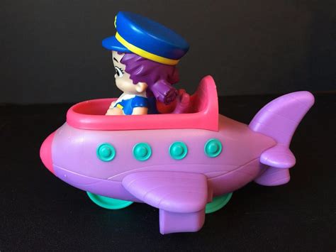 Nickelodeon Bubble Guppies Oona Roller Figure And Airplane Plane Jet