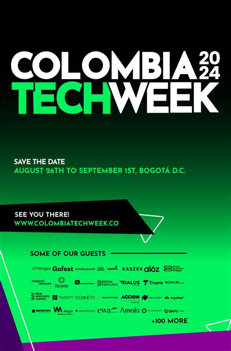 Valentina Fonseca On Linkedin Save The Date📣 Quién Viene A Colombia Techweek