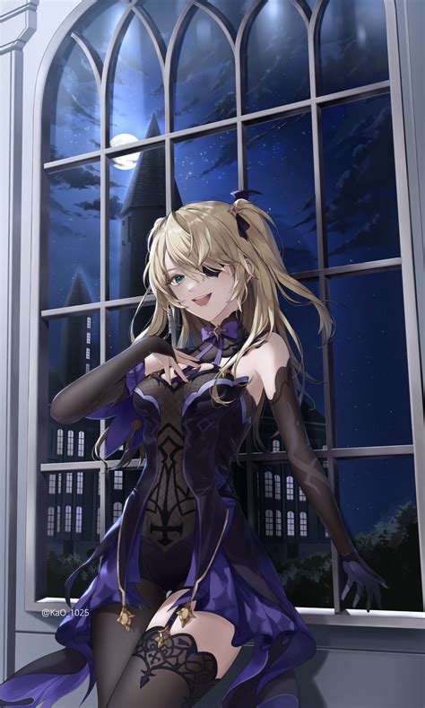 Fischl Genshin Impact Drawn By Kao Danbooru