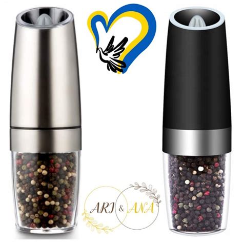 Набор электрических мельниц Ari&Ana для специй, перца и соли. Набор 2шт ...