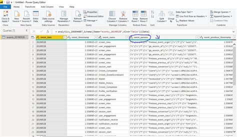 Querying Bigquery Events Data In Powerbi Stack Overflow