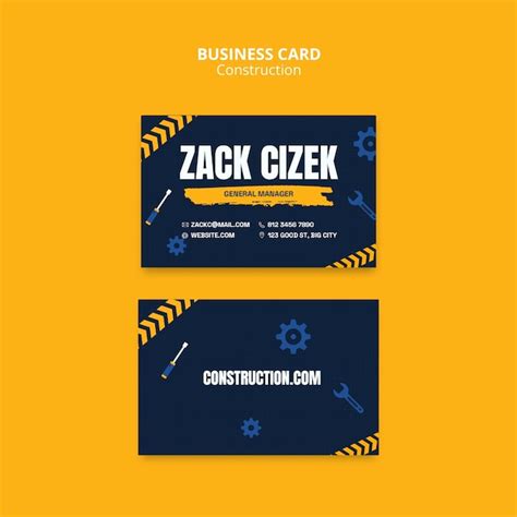 Free Psd Construction Project Template