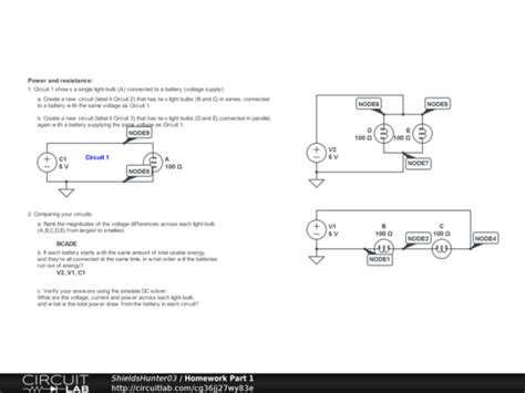 Homework Part 1 Circuitlab
