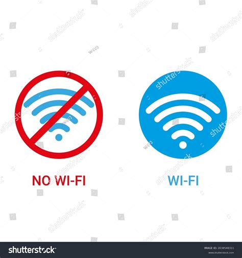 Wireless Network Symbols On White Background Stock Vector Royalty Free 2038548311 Shutterstock