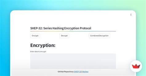series hashing encryption protocol repository and demo hash data into