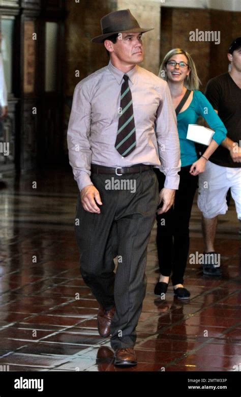 Exclusive Josh Brolin And Mireille Enos Film Scenes For The Upcoming Film The Gangster Squad