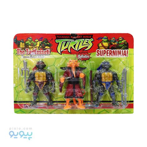 اکشن فیگور لاک‌پشت‌های نینجا ست 3 عددی عمده و کارتنی