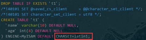 Mysql字符集转换原来是latin1，现在要转为utf8charsetlatin1 Csdn博客