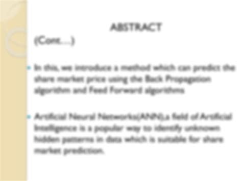 SOLUTION Financial Prediction Using Neural Networks Studypool