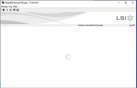 Megaraid Storage Manager Spinning UI Not Loading Data Storage Backup Recovery Spiceworks
