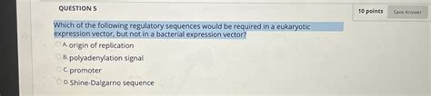 Solved Question 510 ﻿pointswhich Of The Following Regulatory
