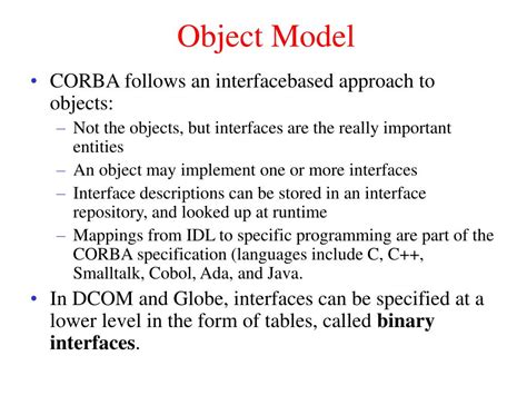 Ppt Distributed Object Based Systems Powerpoint Presentation Free