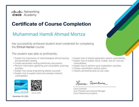 Cybersecurity Ethicalhacking Cisco Professionaldevelopment Muhammad Hamdi 14 Comments