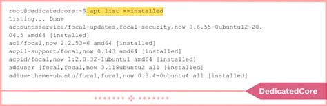 How To List Installed Packages On Ubuntu Apt Hacks