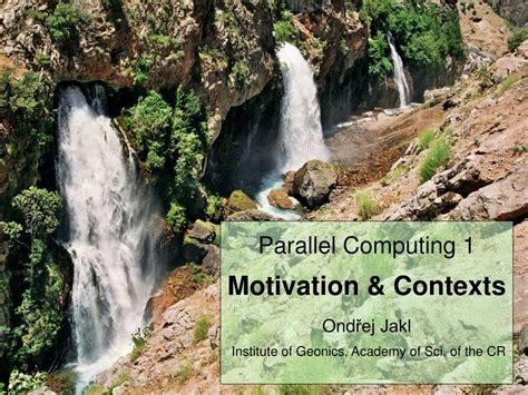 ppt motivation for parallel processing recent impulses parallel