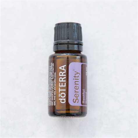 Doterra Serenity Uses And Benefits Dōterra Essential Oils
